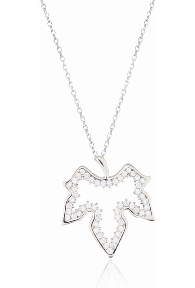 Silveranka 925 Ayar Gümüş Çınar Yaprağı Kolye Silveranka 925 Ayar Gümüş Çınar Yaprağı Kolye