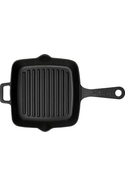 Lava 20 cm Döküm Demir Metal Saplı Izgara Tava Lava 20 cm Döküm Demir Metal Saplı Izgara Tava