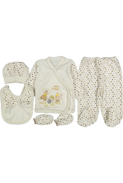 Daisymini Baby Bebe Super Friends Kuşlu 5’li Zıbın Seti Daisymini Baby Bebe Super Friends Kuşlu 5’li Zıbın Seti