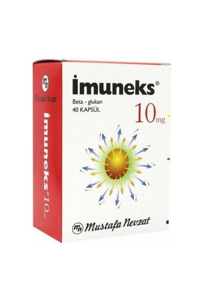 Imuneks Beta Glukan 10 Mg 40 Kapsül Imuneks Beta Glukan 10 Mg 40 Kapsül