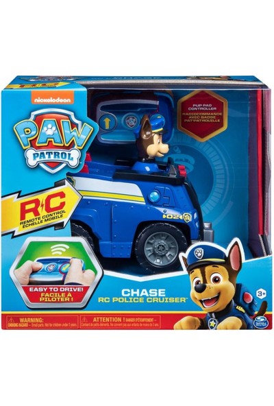 028673 Paw Patrol Chase'in Polis Devriyesi Uzaktan Kumandalı , +3 Yaş