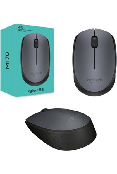 Logitech M170 910-004642 Kablosuz Optic Siyah Mouse Logitech M170 910-004642 Kablosuz Optic Siyah Mouse