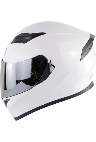Soman SM-960 Motosiklet Çift Lensli Koruyucu Kask Beden: M Gümüş Lensli Beyaz (Yurt Dışından) Soman SM-960 Motosiklet Çift Lensli Koruyucu Kask Beden: M Gümüş Lensli Beyaz (Yurt Dışından)