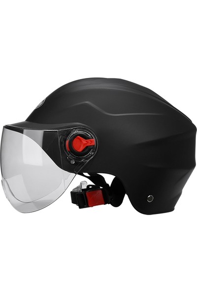PLZ Shop Motosiklet Kaskı Şeffaf Kısa Lens Mat Siyah (Yurt Dışından) PLZ Shop Motosiklet Kaskı Şeffaf Kısa Lens Mat Siyah (Yurt Dışından)