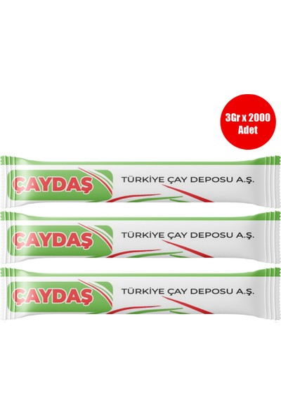 Çaydaş Stick Şeker 3 gr x 2000 Adet