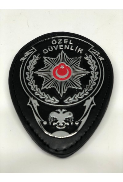 Trend Cüzdan Özel Güvenlik Rozetli Maşalı Kemer Rozeti Hakiki Deri