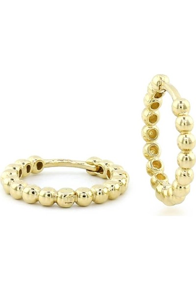 Altınkaynak 14 Ayar Halka Altın Küpe