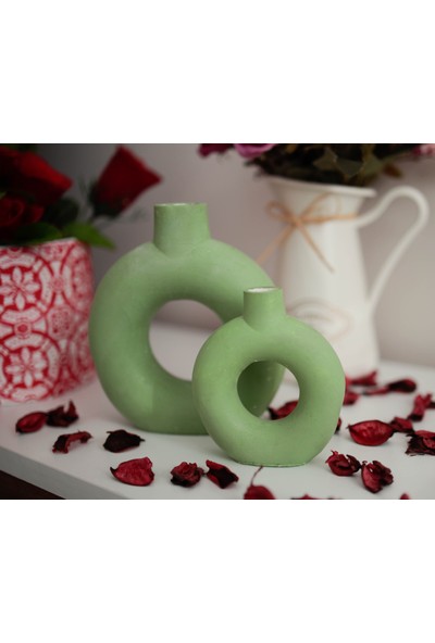 Isem Bohem | Seramik Vazo Büyük & Küçük Ikili