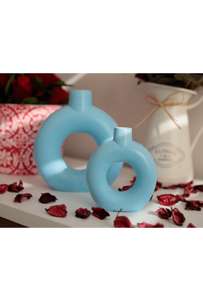 Isem Bohem | Seramik Vazo Büyük & Küçük Ikili