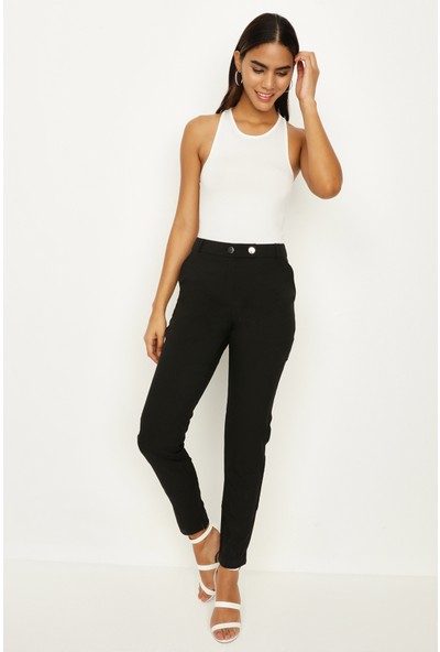 Select Moda Kadın Siyah Pantolon Select Moda Kadın Siyah Pantolon