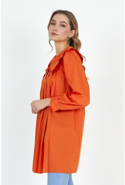 Paru Studıo Bebe Yaka Piliseli Gömlek