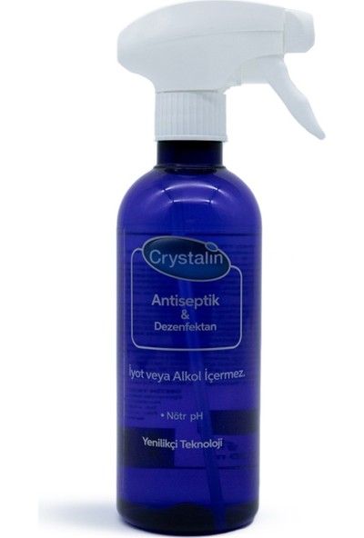 Crystalin 400 ml Dezenfektan Sprey Başlıklı