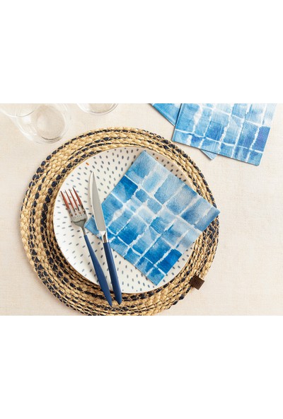 English Home Blue Bounty Kağıt 20'li Kağıt Peçete 33X33 cm Beyaz