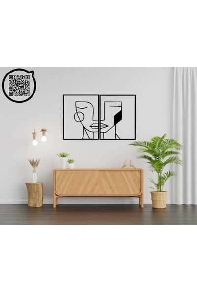 Aksesuar Kadın Erkek Suskun Aşk Temalı Metal Tablo Aksesuar Kadın Erkek Suskun Aşk Temalı Metal Tablo