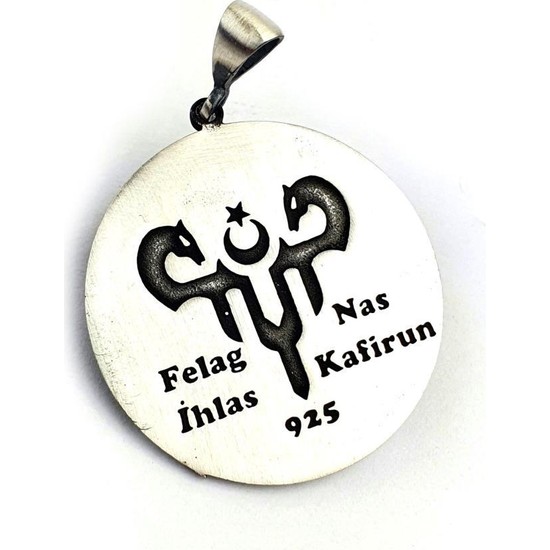 Takıhan İhlas Felak Nas Kafirun Sure Dualı 925 Ayar Gümüş Fiyatı