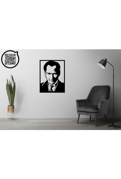 Aksesuar Mustafa Kemal Atatürk Metal Tablo Aksesuar Mustafa Kemal Atatürk Metal Tablo