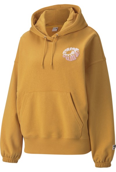 Downtown Grafikli Kadın Kapüşonlu Sweatshirt