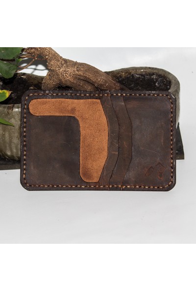 Minimalist Deri Cüzdan - Amon