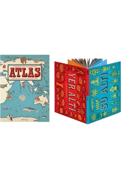 Yer Altı Su Altı + Atlas (Ciltli) - Aleksandra Mizielińska & Daniel Mizieliński