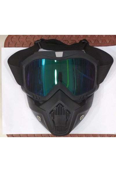 Tümopar Motorsiklet Yüz Koruyucu Kask Maske Rüzgar Güneş Engelleyici Jet Tümopar Motorsiklet Yüz Koruyucu Kask Maske Rüzgar Güneş Engelleyici Jet