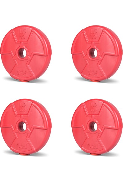 Ecgspor Özel Seri 1.5 kg Kırmızı Plaka-4 Adet