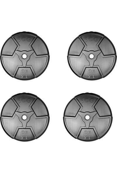 Ecgspor Özel Seri 1.5 kg Siyah Plaka-4 Adet