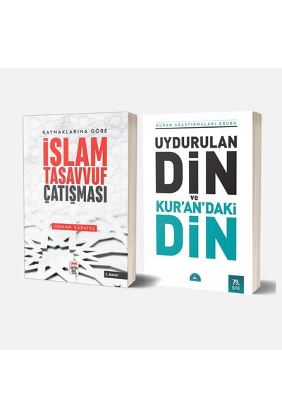 Kaynaklarına Göre Islam Tasavvuf Çatışması - Uydurulan Din ve Kuran’daki Din 2 Kitap Set Kaynaklarına Göre Islam Tasavvuf Çatışması - Uydurulan Din ve Kuran’daki Din 2 Kitap Set