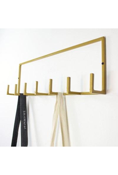 3Art Metal Dekoratif Demir Duvar Askısı - Metal Askılık - Elbise Havlu Askısı 3Art Metal Dekoratif Demir Duvar Askısı - Metal Askılık - Elbise Havlu Askısı