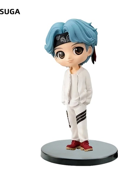 Bts Güney Kore Yıldızı Grubu Karakter Figür Seti Suga Bts Güney Kore Yıldızı Grubu Karakter Figür Seti Suga