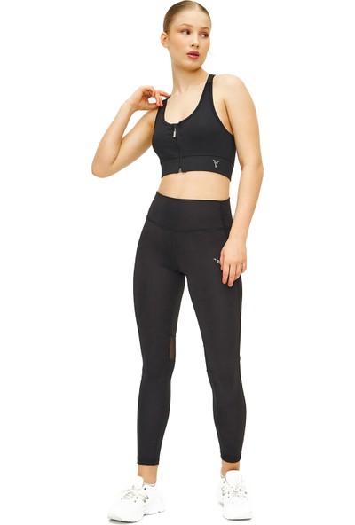 Cervus Spor Siyah Büstiyer Fermuarlı Destekli Spor Sütyeni 22380 Cervus Spor Siyah Büstiyer Fermuarlı Destekli Spor Sütyeni 22380