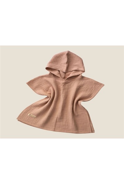 Tati Kids 4 Kat Müslin Kapüşonlu Panço Tati Kids 4 Kat Müslin Kapüşonlu Panço