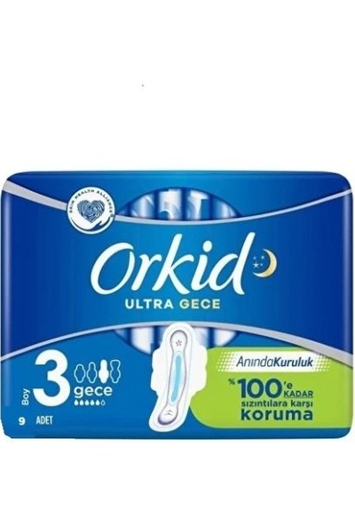 Orkid Ultra Gece 9 Adet Ekonomik Orkid Ultra Gece 9 Adet Ekonomik