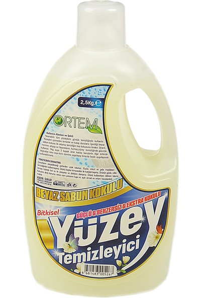 Ortem Bitkisel Yüzey Temizleyici Beyaz Sabun Kokulu 2,5 kg