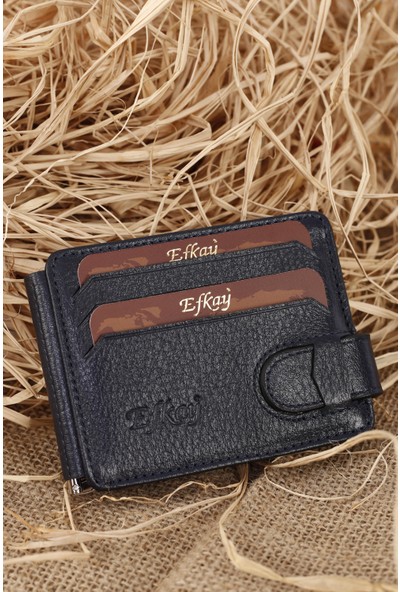 Efkay Deri Çift Taraflı Erkek Kartlık Cüzdan