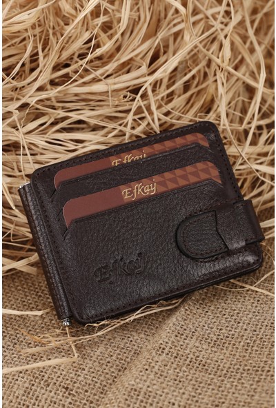 Efkay Deri Çift Taraflı Erkek Kartlık Cüzdan