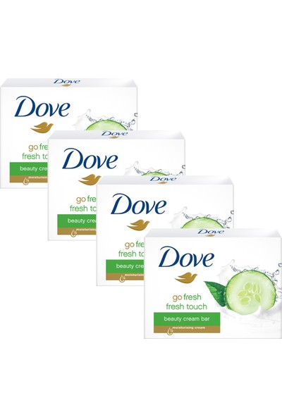 Dove Beauty Cream Bar Güzellik Sabunu Salatalık ve Yeşil Çay Ferahlığı 100 gr X4 Adet Dove Beauty Cream Bar Güzellik Sabunu Salatalık ve Yeşil Çay Ferahlığı 100 gr X4 Adet