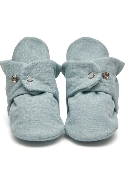 First Step Organik Pamuk Müslin Çıtçıtlı Mint Yeşili Panduf First Step Organik Pamuk Müslin Çıtçıtlı Mint Yeşili Panduf
