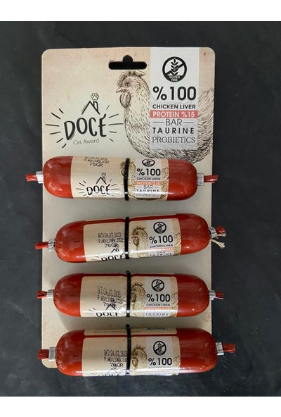 Tavuklu Kedi Salamı 4 x 70 gr