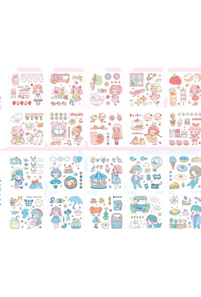 Charge Kağıt Bitki Çiçek Dekoratif Scrapbooking Sticker Charge Kağıt Bitki Çiçek Dekoratif Scrapbooking Sticker