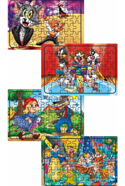 Baskımarketim Şirinler X-Men Hulk Minnie 54 Parça Ahşap Puzzle Seti Çocuk Yapboz Baskımarketim Şirinler X-Men Hulk Minnie 54 Parça Ahşap Puzzle Seti Çocuk Yapboz