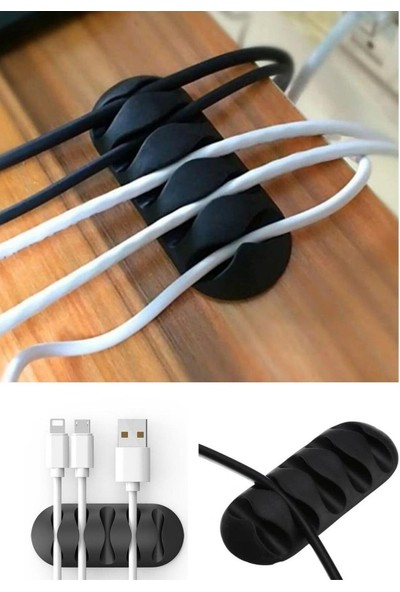 3b Trend 5 Kanallı Kablo Tutucu Düzenleyici Sabitleyici 1 Adet