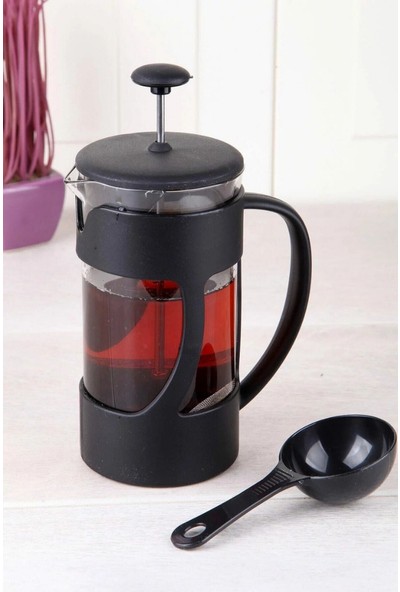 Wappa Ölçü Kaşıklı French Press Filtre Kahve ve Bitki Çayı Demliği 350 ml Wappa Ölçü Kaşıklı French Press Filtre Kahve ve Bitki Çayı Demliği 350 ml