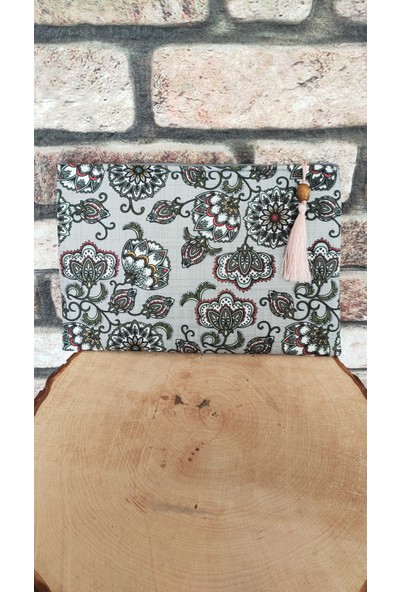 Tataroğlu Dijital Kumaş Stilize Çiçek Portföy Clutch Çanta Tataroğlu Dijital Kumaş Stilize Çiçek Portföy Clutch Çanta