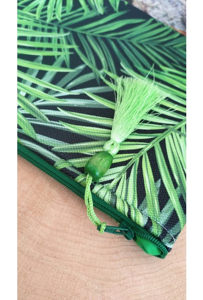 Tataroğlu Dijital Kumaş Yeşil Yaprak Portföy Clutch Çanta Tataroğlu Dijital Kumaş Yeşil Yaprak Portföy Clutch Çanta