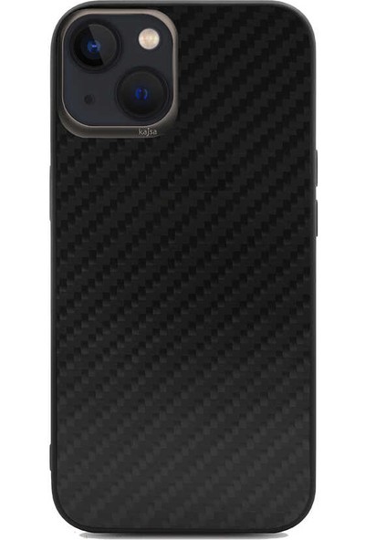 Kajsa Apple iPhone 13 Kılıf Carbon Fiber Collection Arka Kapak