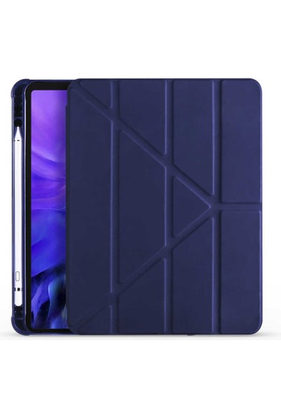 Fuchsia Apple iPad Air 10.9 2022 (5.nesil) Uyumlu Kılıf Kalemlikli Katlanabilen Standlı Akıllı Tablet Kılıfı Fuchsia Apple iPad Air 10.9 2022 (5.nesil) Uyumlu Kılıf Kalemlikli Katlanabilen Standlı Akıllı Tablet Kılıfı