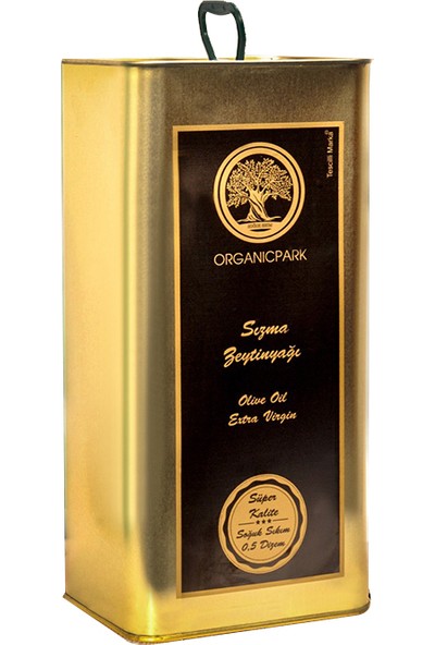 Organicpark Naturel Sızma Soğuk Sıkım Zeytinyağı 5000 ml