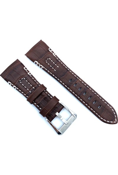 Seiko 26MM Velatura Kahverengi SRH011P1 Uyumlu Deri Saat Kordonu Seiko 26MM Velatura Kahverengi SRH011P1 Uyumlu Deri Saat Kordonu