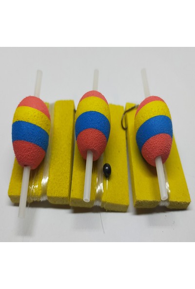 Sazan Rig Eva Sinek Şamandıra Takımı No:2 (3 Adet) Sazan Rig Eva Sinek Şamandıra Takımı No:2 (3 Adet)