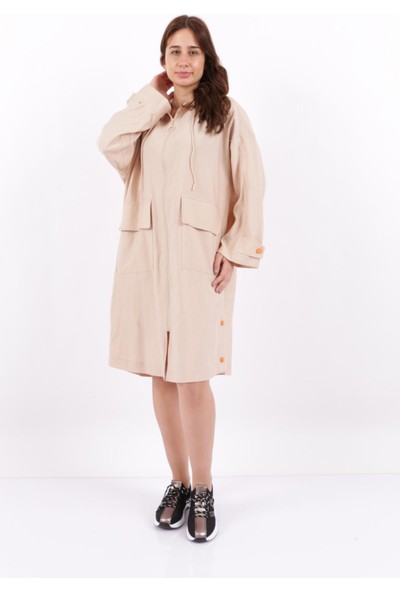 Ikoll 27033 Kadin Sırt Baskılı Fermuarlı Kap